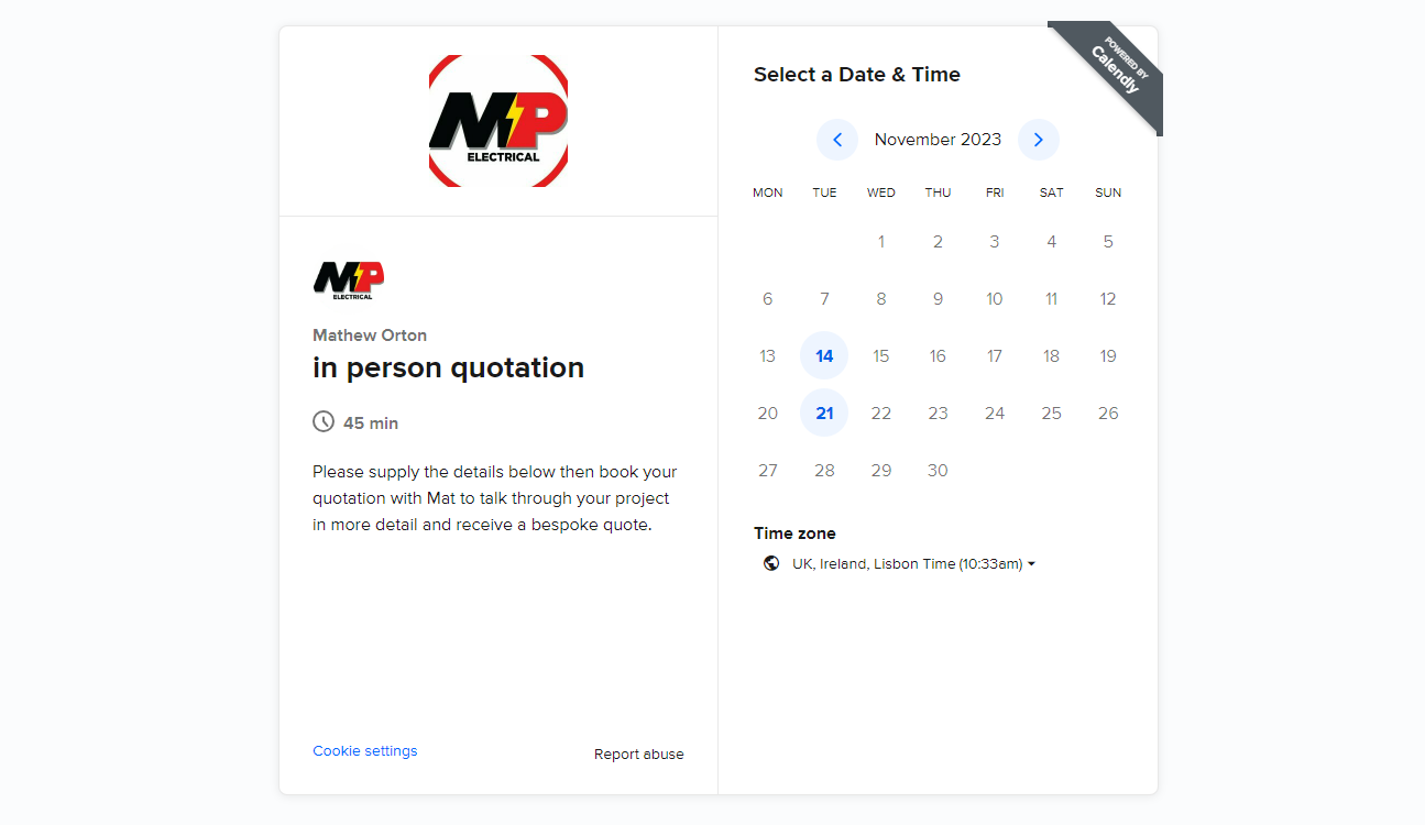 Easily Schedule Your Electrical Quote with MP Electrical in Rotherham ...